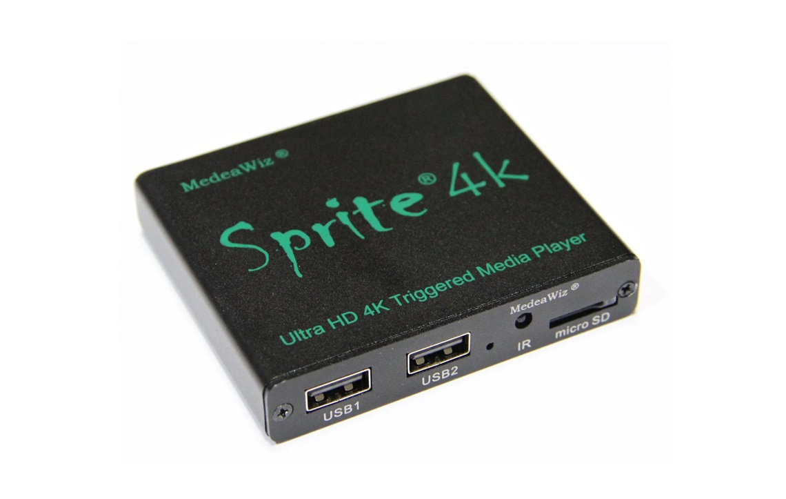 Sprite DV-S4, 4K UHD media player - Spike Island