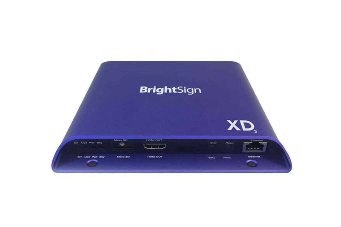 Brightsign XD, HD, LS media players - Spike Island